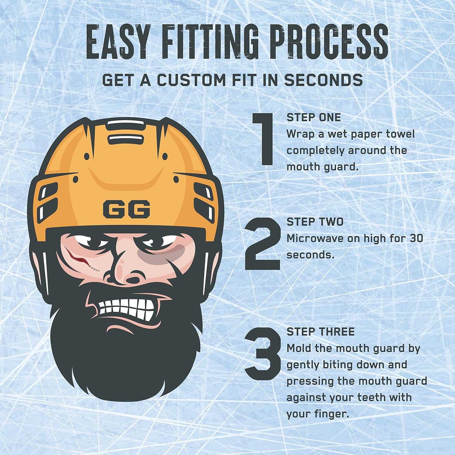 Goon Guard Hockey Mouth Guard - Strapped (2-Pack)
